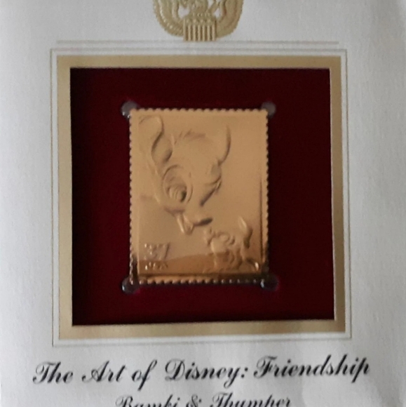 Office | Disney Bambi Thumper Gold Stamps | Poshmark